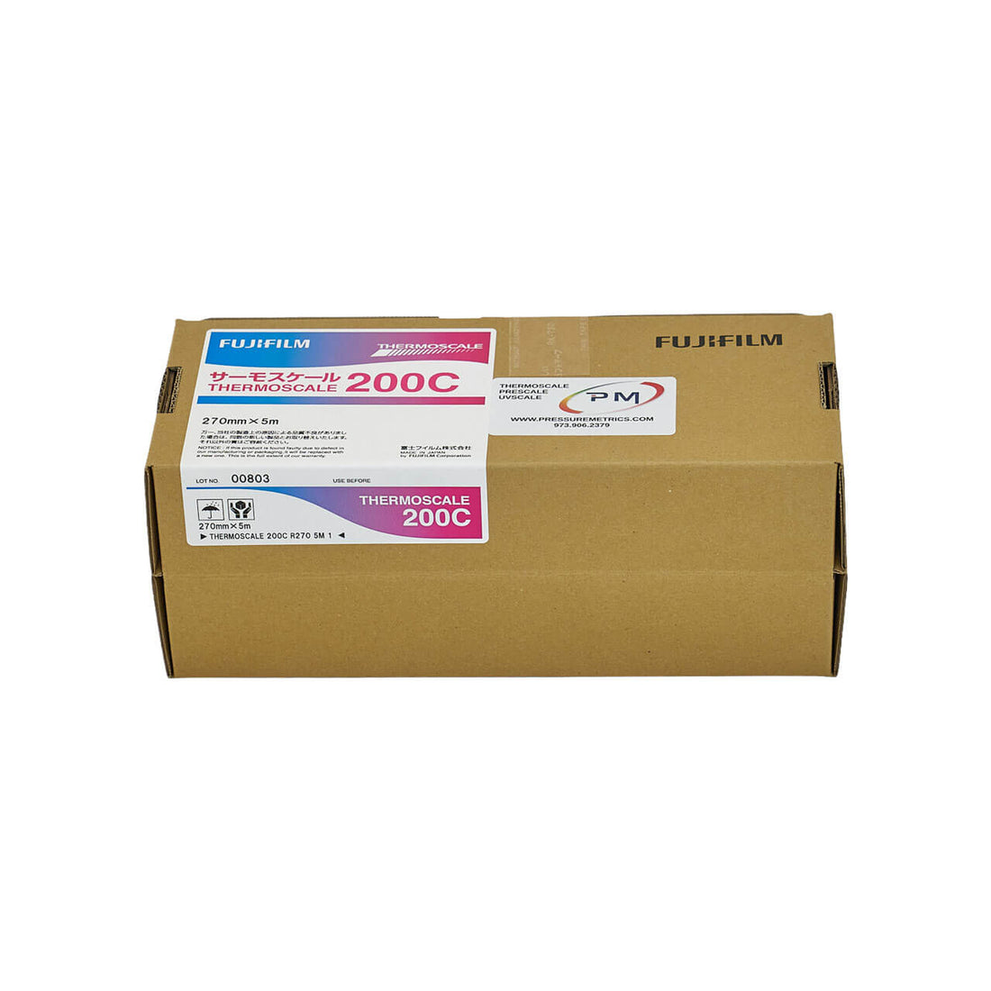 Fujifilm Thermoscale 200C Heat Mapping Film Roll 270mm x 5m (150–210°C ...